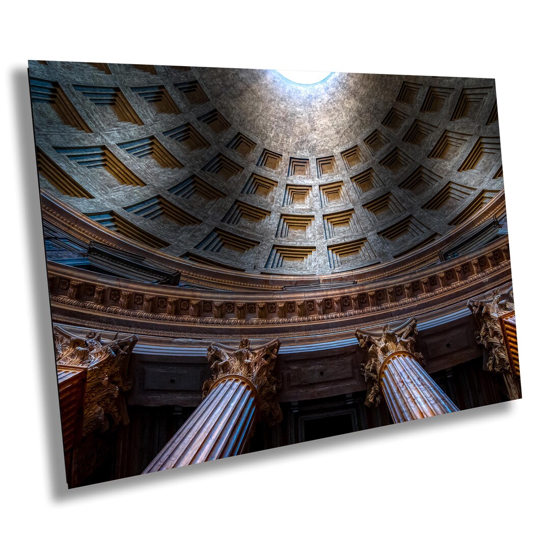 Rome Pantheon Dome, Oculus, Pantheon Art, Rome Street Scene Print ...