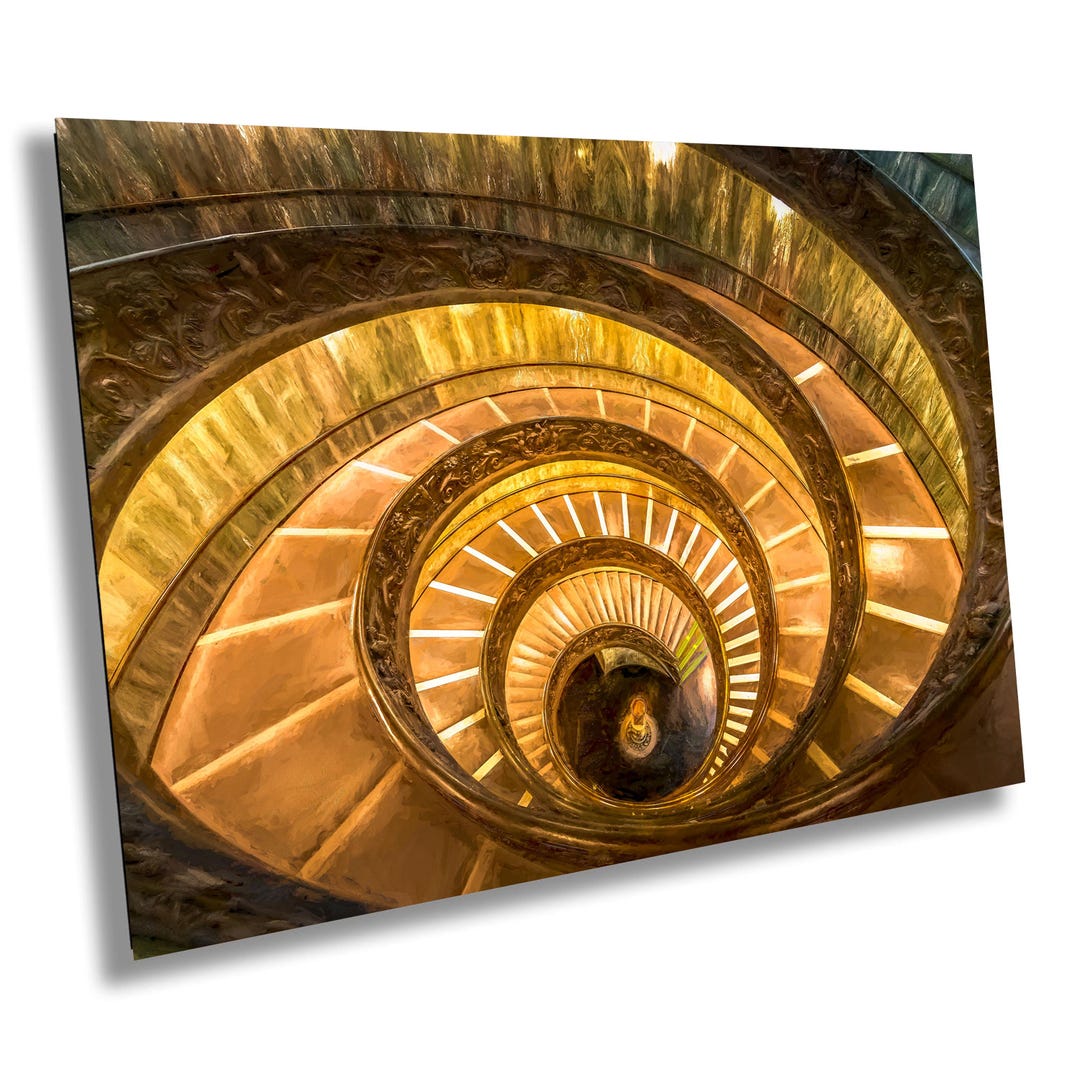 Rome Vatican Staircase, Painterly Art, Vatican City, Religious Building ...