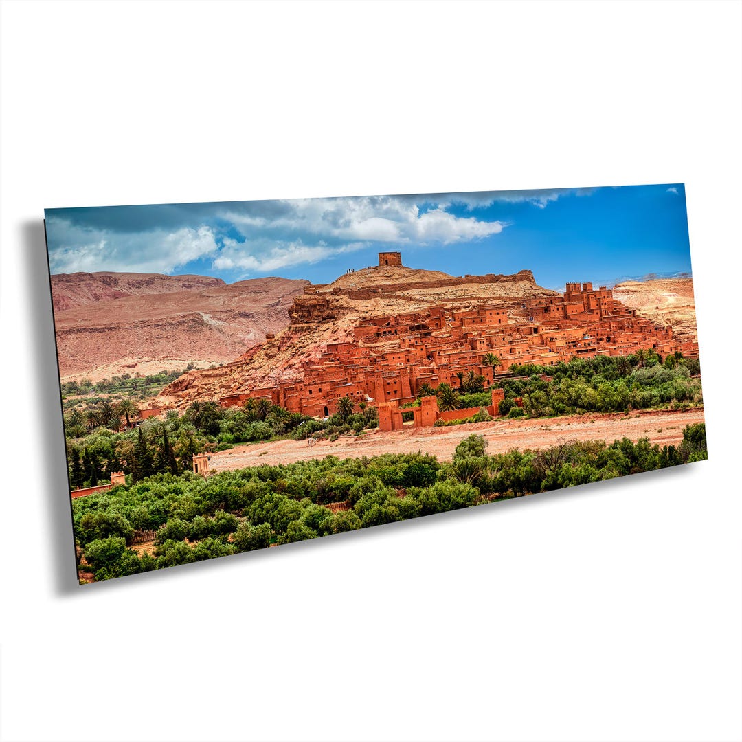 Desert Fort Print, Gladiator Movie Set, Ait Benhaddou Morocco Wall Art ...