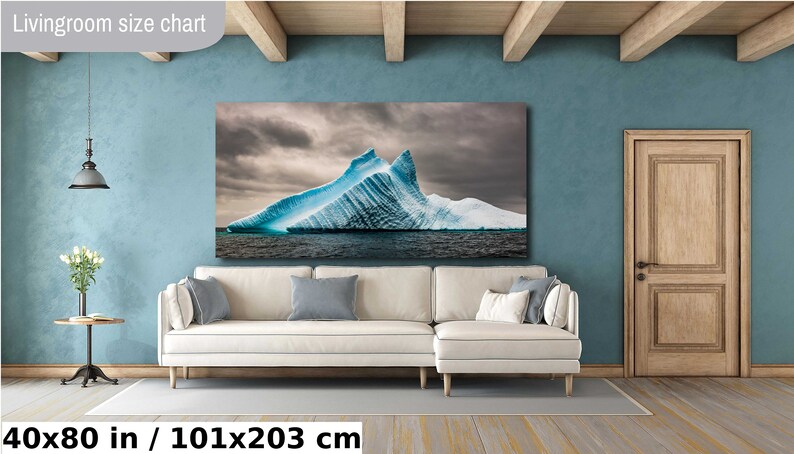 Iceberg Wall Art, Antarctic Photography, Artic Art, Blue Iceberg Print ...