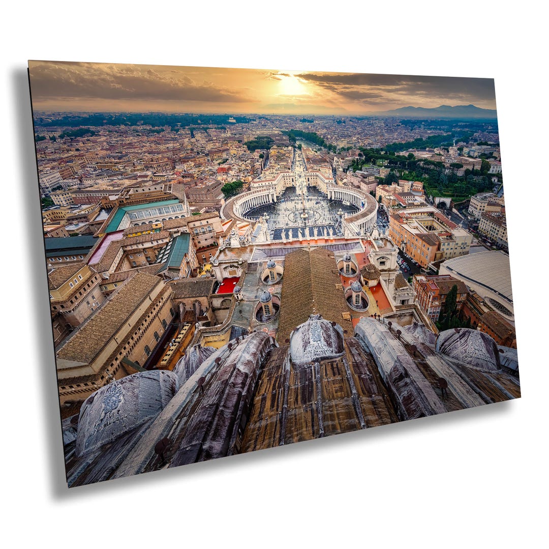 Rome Vatican Sunrise, Vatican City, Religious Building, Rome Wall Art ...