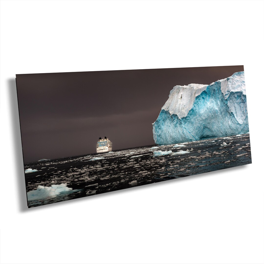 Large Iceberg Print, Antarctic Photography, Photo Artwork, Canvas Wall ...
