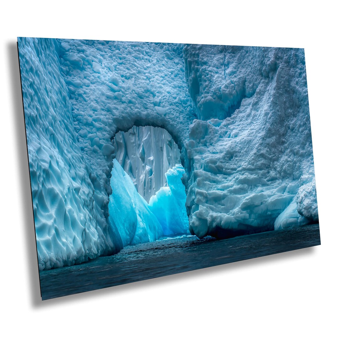 Antarctic Iceberg Print, Modern Wall Art, Ice Photography, Nature ...