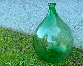 Blue Glass Demijohn - Etsy
