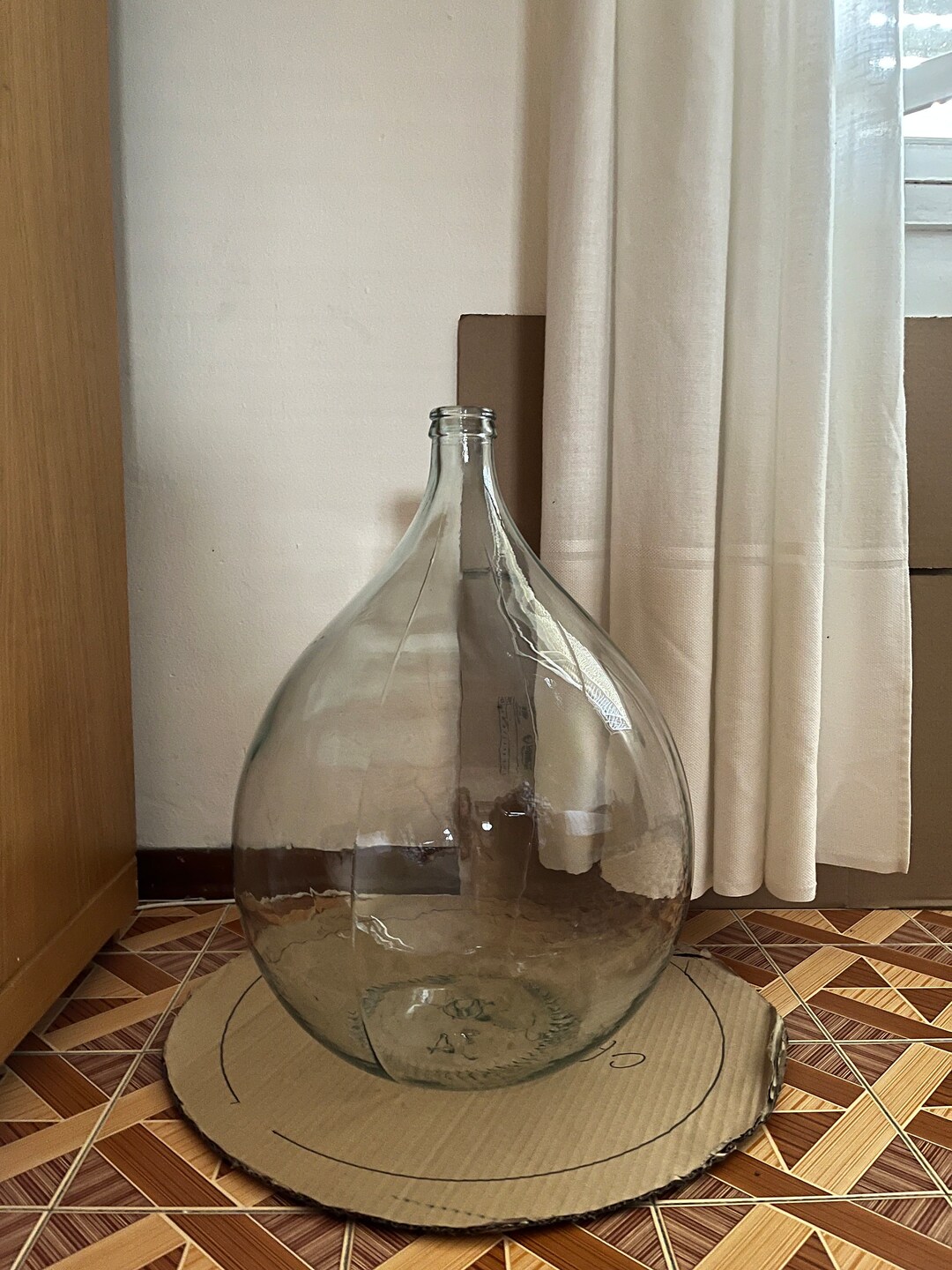 Demijohn 28 Liters Jar Transparent Glass External Jar Internal Jar ...