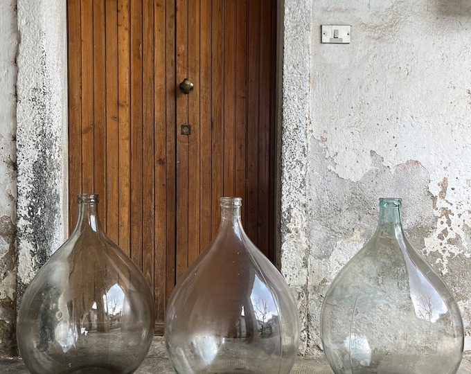 Demijohn 54 Liters / Transparent Color White / Floor Vase / 54 Liters ...
