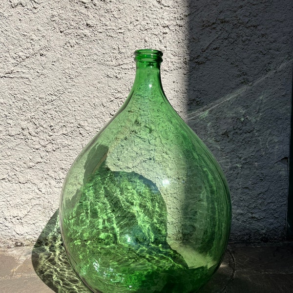 Large Demijohn Glass Vase - Etsy