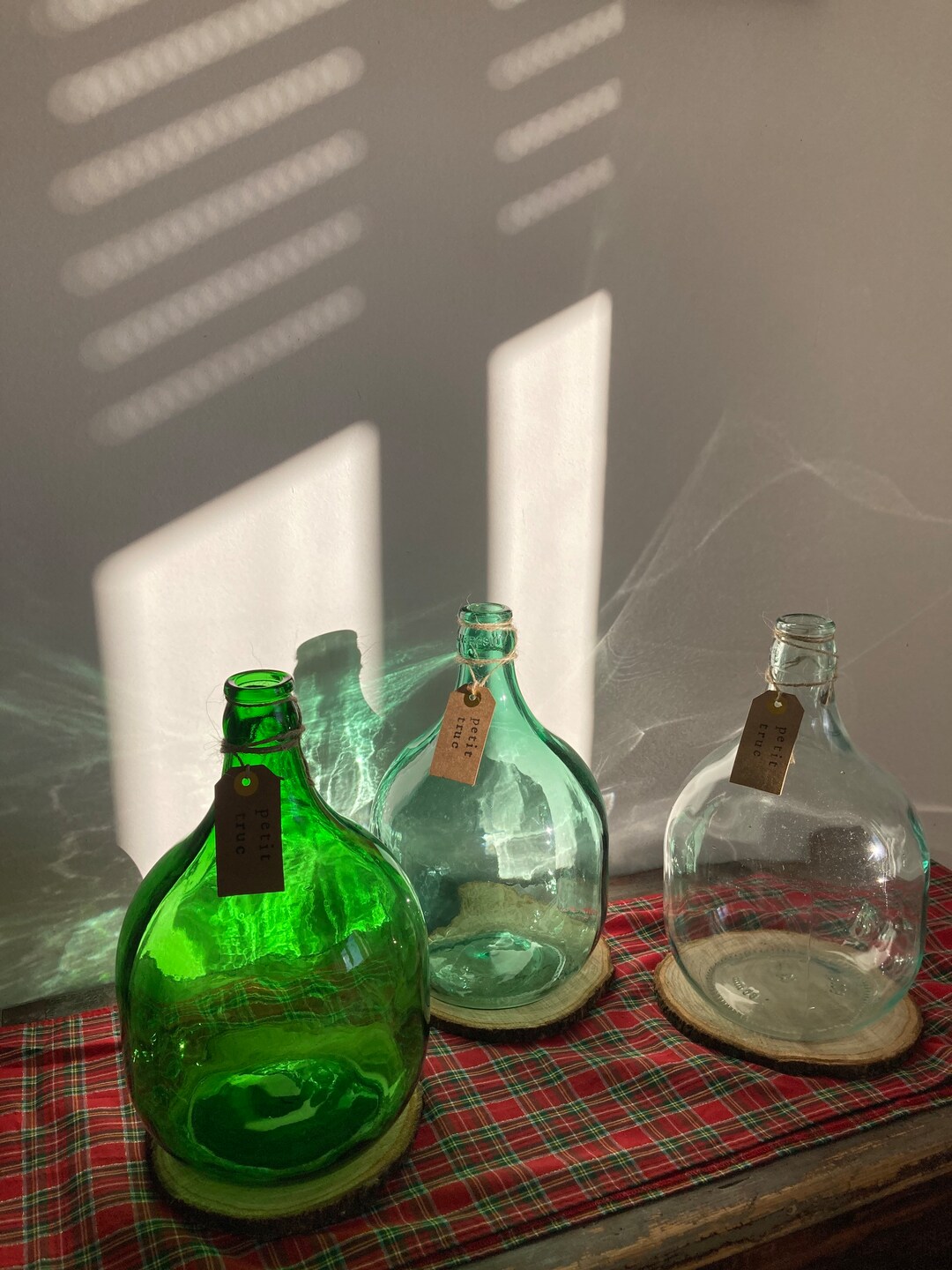 Square Carboys 5 Liters Different Colors Transparent White - Etsy