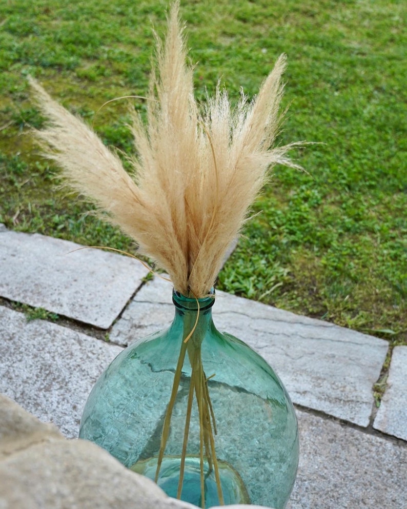 Demijohns 54 Liters Italian BLUE Glass Vase 66cm Demijohns XXL Vintage ...