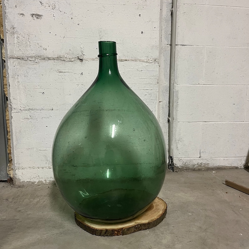 Green Demijohn - Etsy