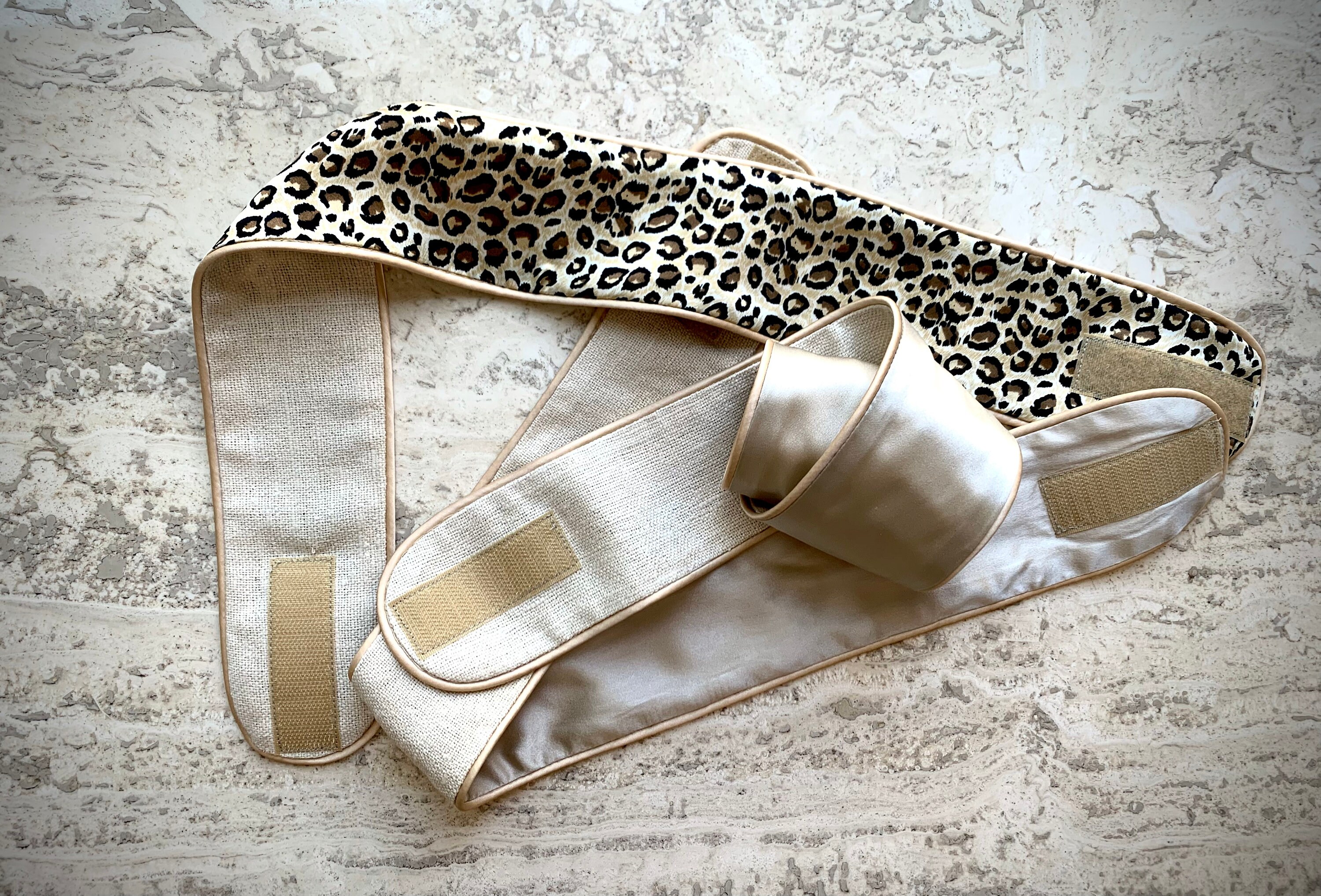 Silk Hair Wrap Band, Reversible Mulberry Satin and Raw Silk Hair Band ...