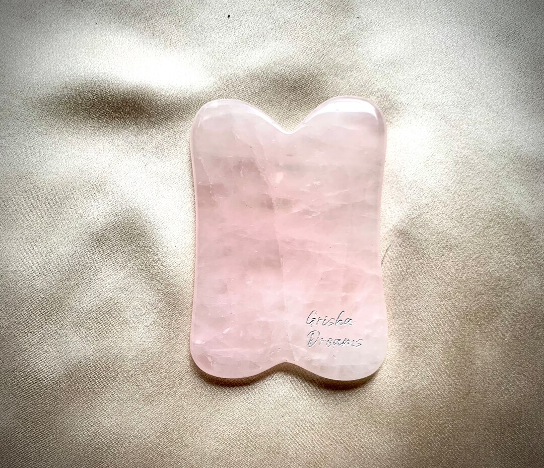 Rose Quartz Authentic Scraping Massage Gua Sha Tool - Etsy