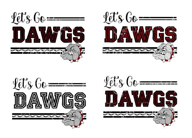 School Spirit Mascot PNG, Lets Go Dawgs, Red School Spirit Bulldogs ...