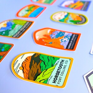 Rocky Mountain National Park Sticker Colorado National Park Nature Art ...