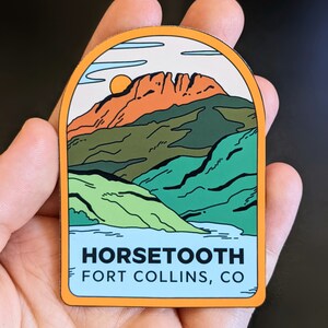 Horsetooth Fort Collins CO Sticker Horsetooth Rock Reservoir - Etsy