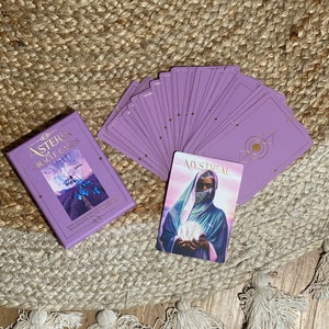 Asteria Oracle Card Deck | Purple Oracle Deck | Divination Tools ...