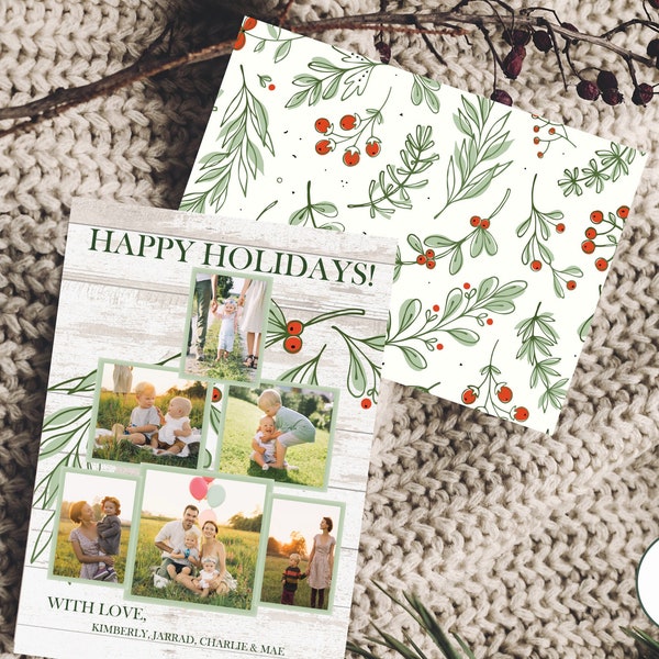 Rustic Holiday Cards - Etsy