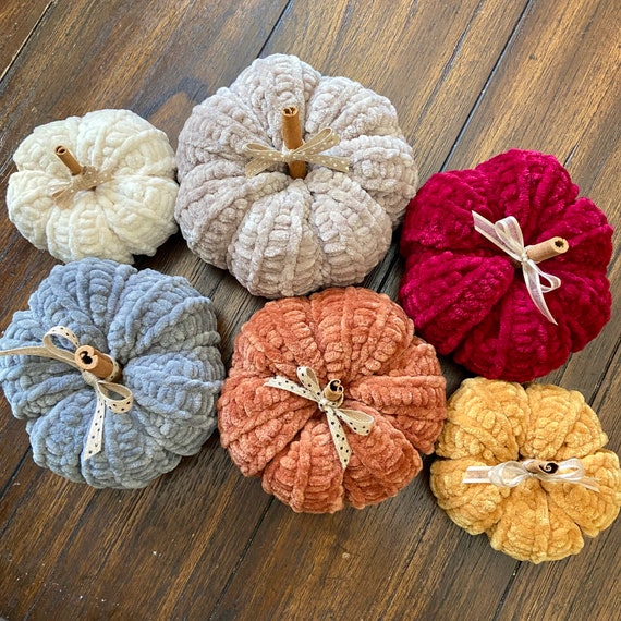 Pumpkin Handmade Pumpkin Knit Pumpkin - Etsy