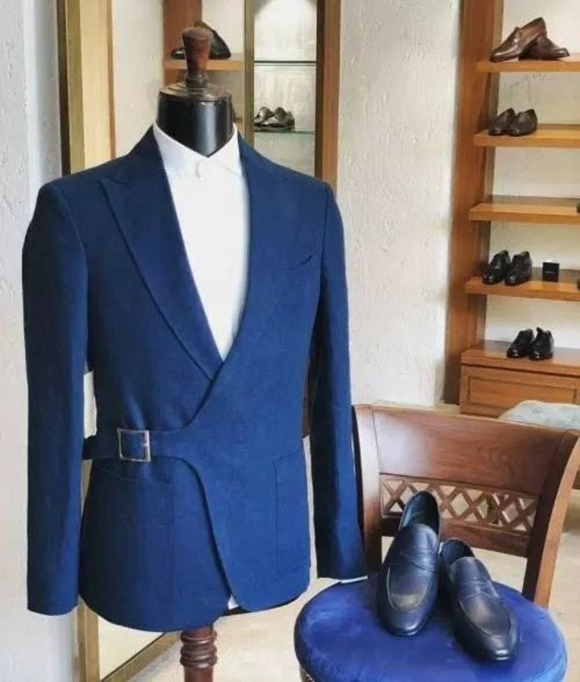 Designertailor Designer Blue Suits for Men Jackets and Pants 2 Piece ...