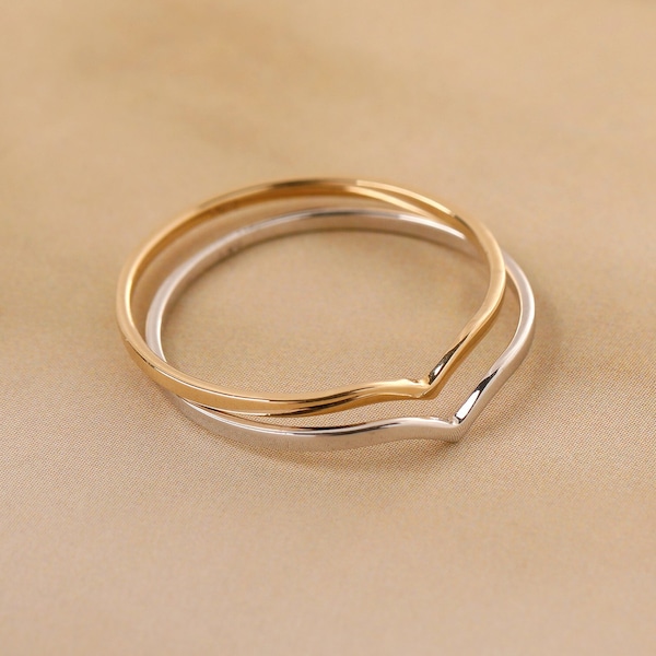 Curved Ring - Etsy