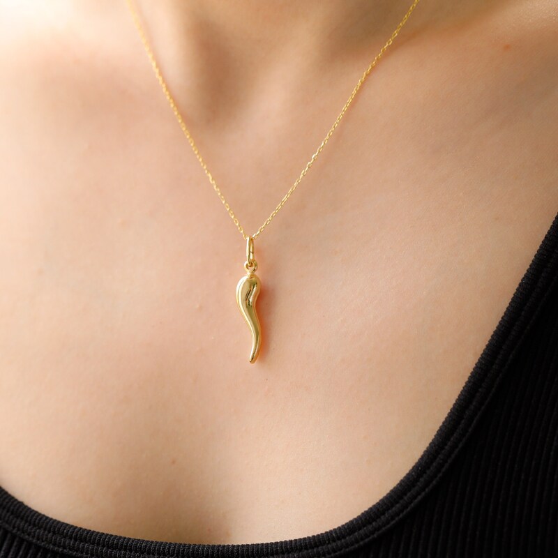 Horn Necklace - Etsy