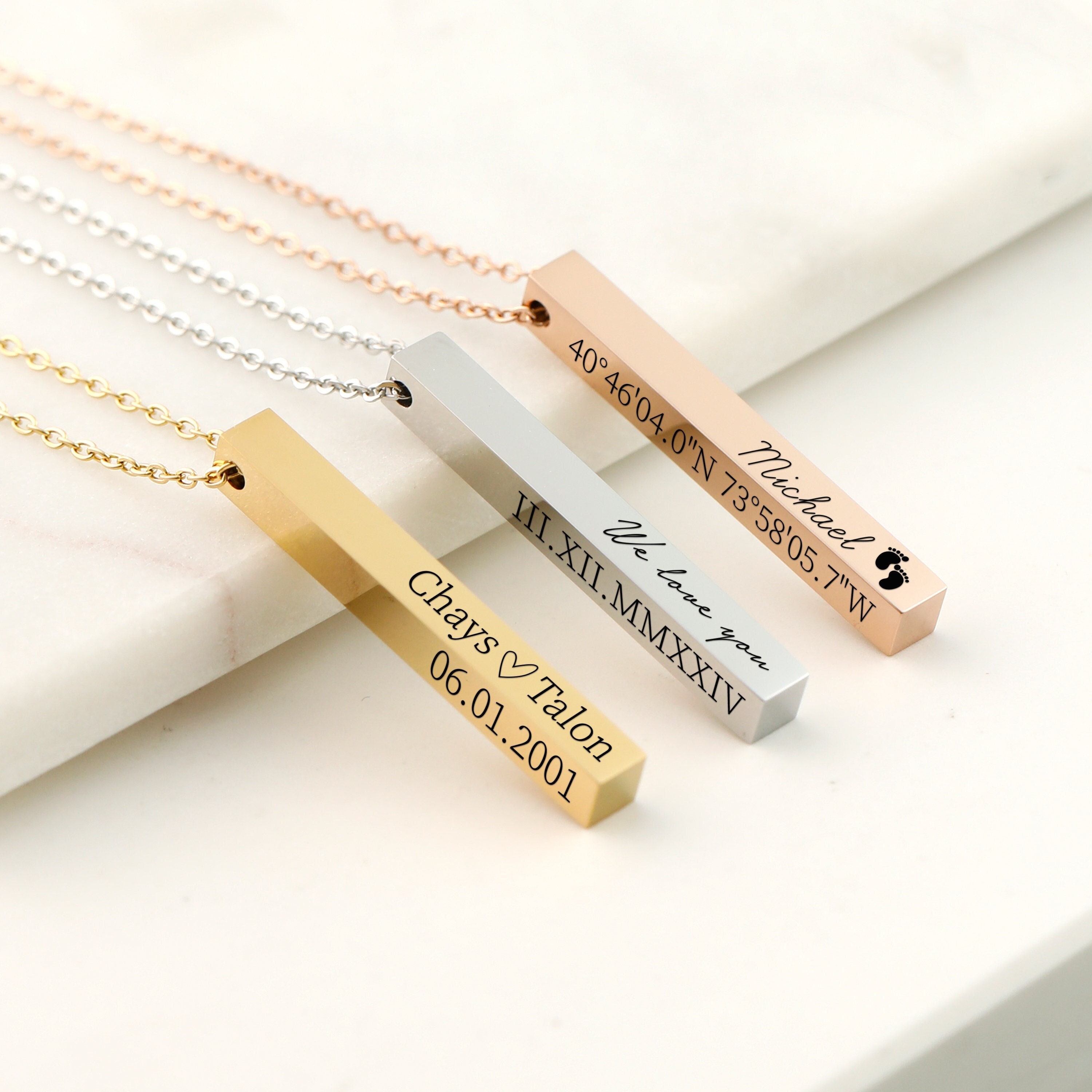 Talon bar necklace store