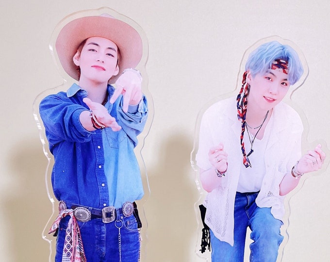 Buy 3 Get 1 Free BTS Standee Min Yoongi Suga Kim Taehyung V - Etsy