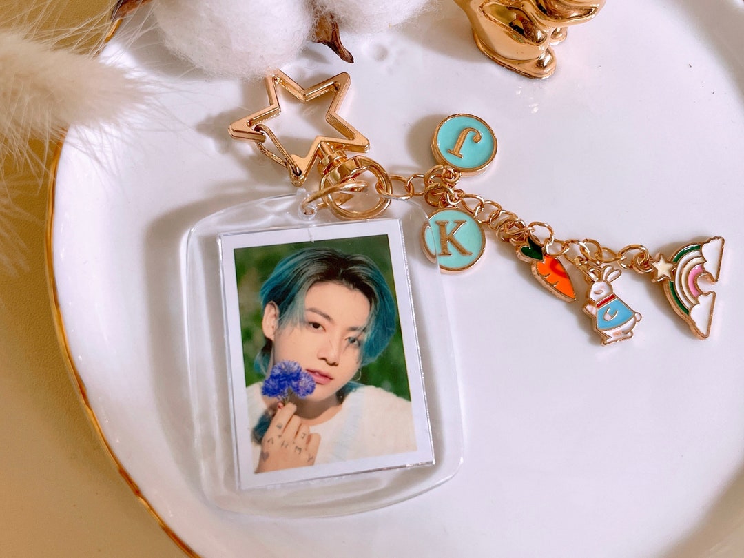 Jungkook Photo Frame Keychain Keyring | BTS Keychain OT7 Set | RM, Jin ...