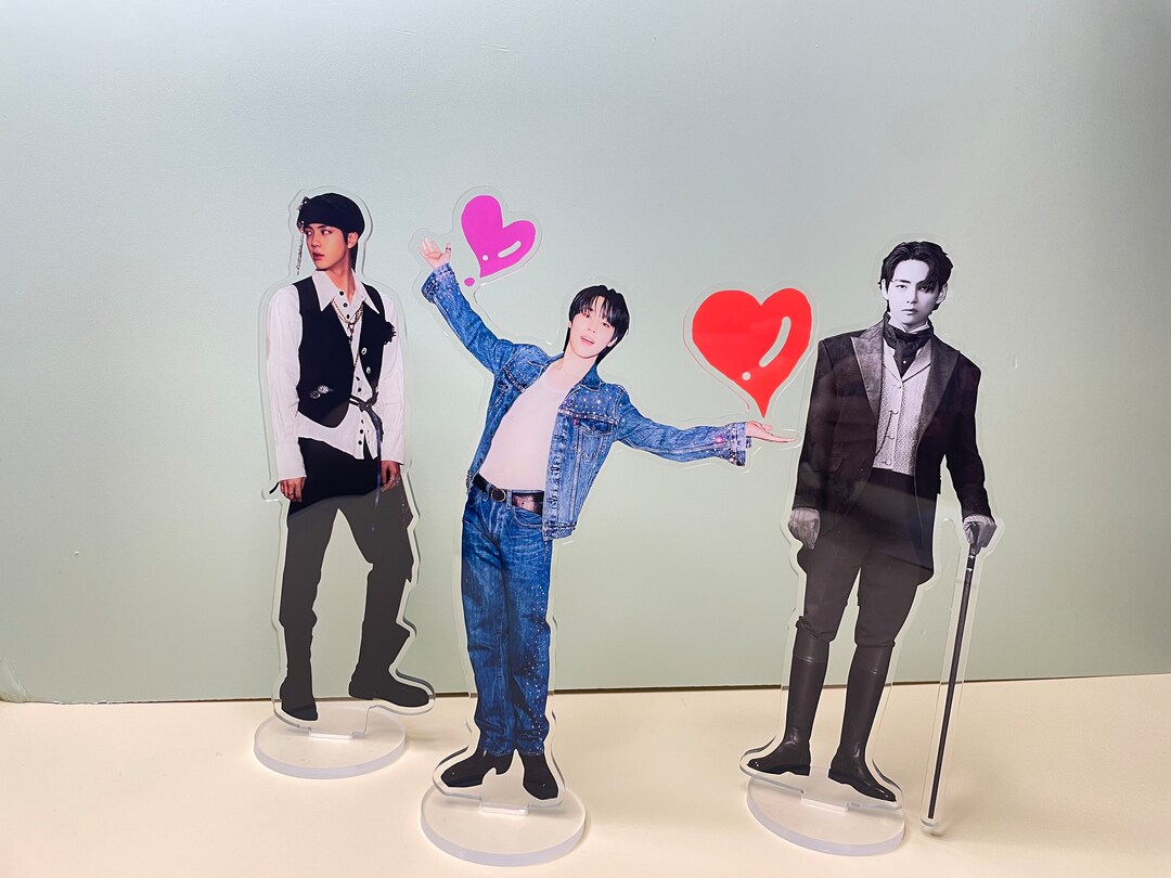 Buy 3 Get 1 FREE | JIN Jimin V Standee | BTS Large Acrylic Standee ...
