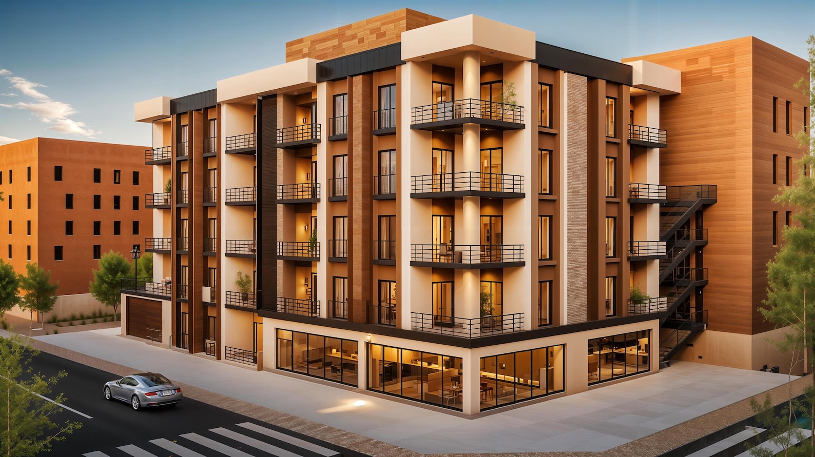 Apartment Plan, Residence Condo Multi-family House, Customizable ...