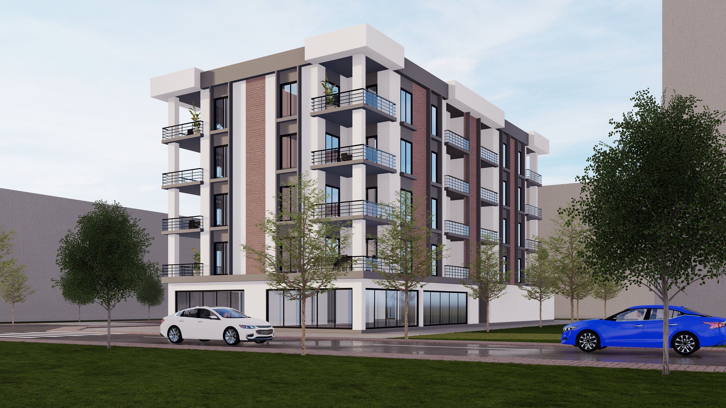 Apartment Plan, Residence Condo Multi-family House, Customizable ...