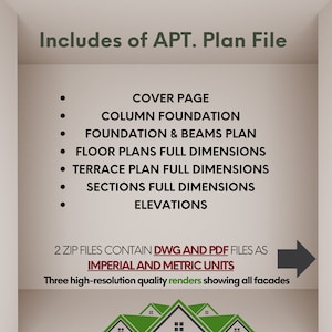 5-story Modern Apartment Plan: Residential Building Design (CAD & PDF ...