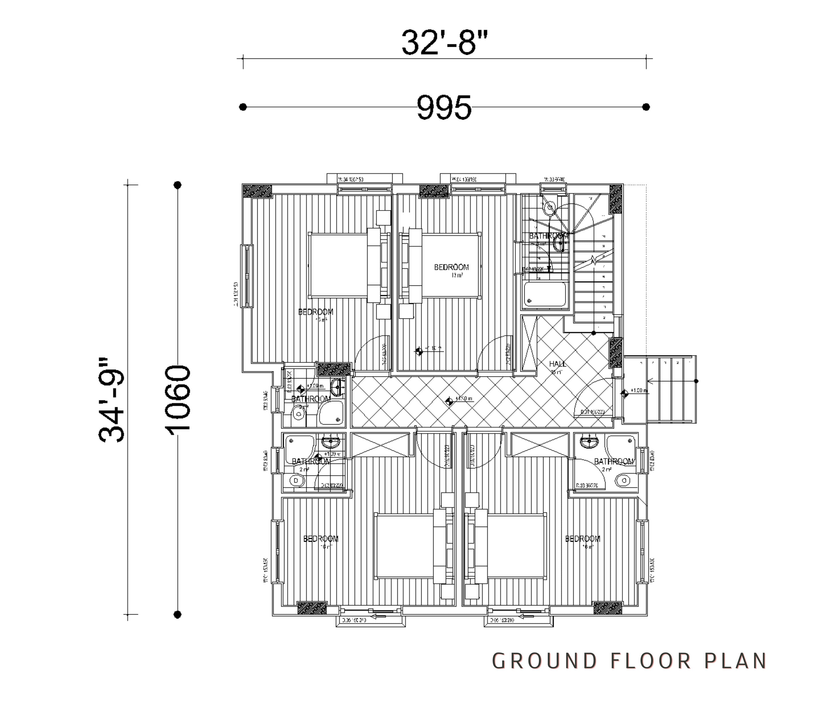 Modern Villa Plan 5 Bedroom 6 Bathroom Architectural House Plan