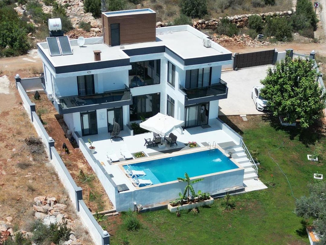 Modern 3 Bedroom House Plan: 2-story Blueprint (imperial + Metric) (DWG ...