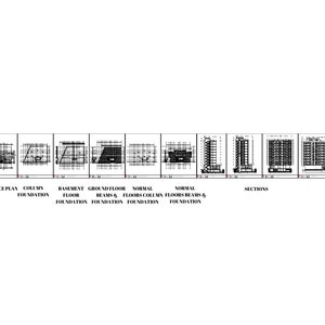10-story Apartment Blueprint: Architectural Drawings (PDF) - Blueprint ...