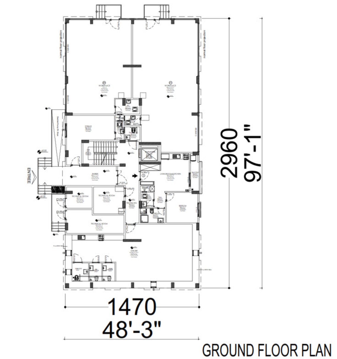 Apartment Plan, Residence Condo Multi-family House, Customizable ...