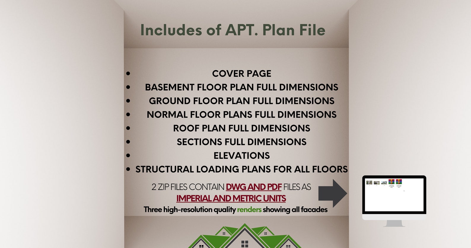 Modern 5-story Apartment Building Plan: Multi-unit Design (CAD & PDF ...