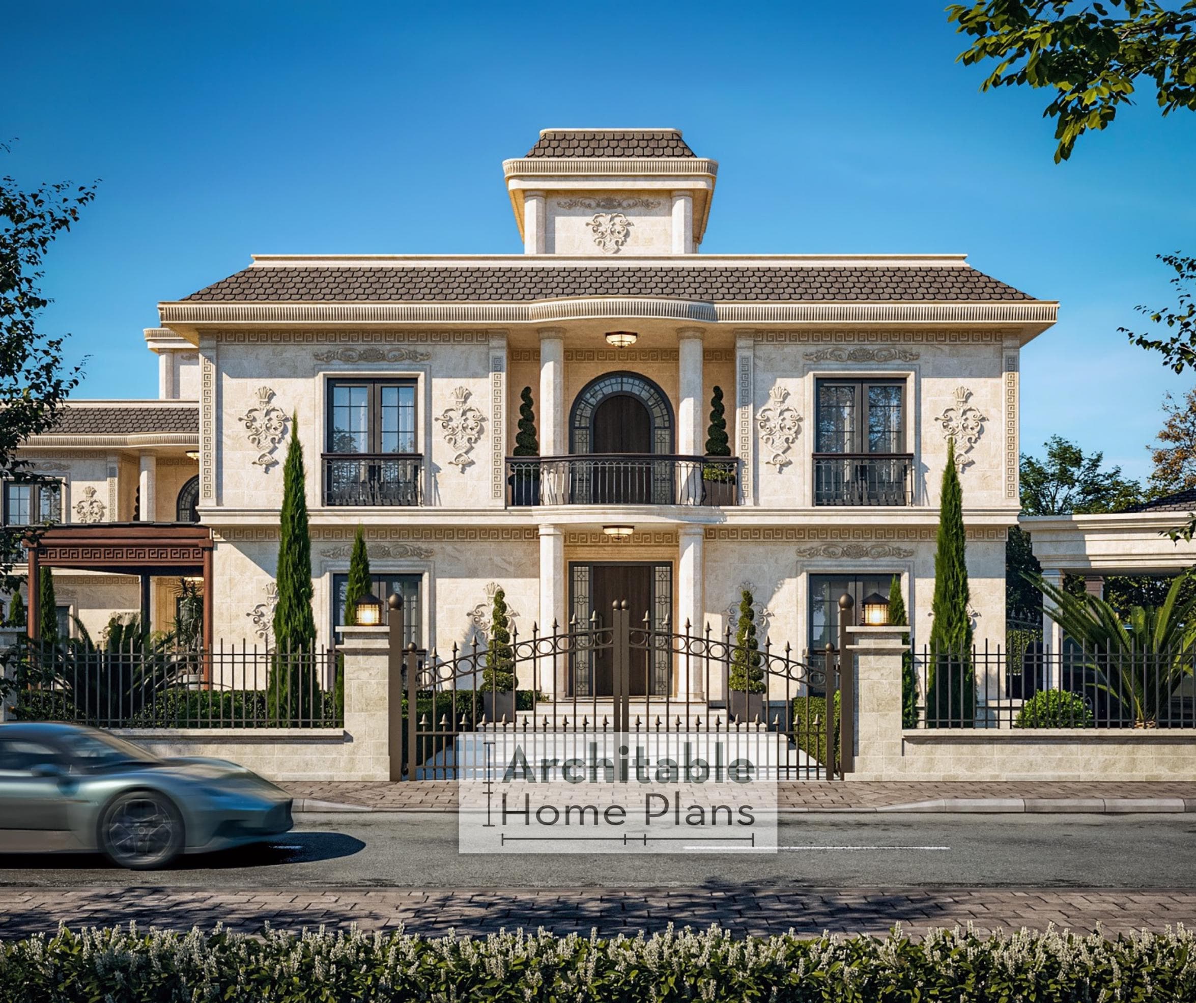 Classic Luxury Villa Design Classic Villa Amirdasht Town