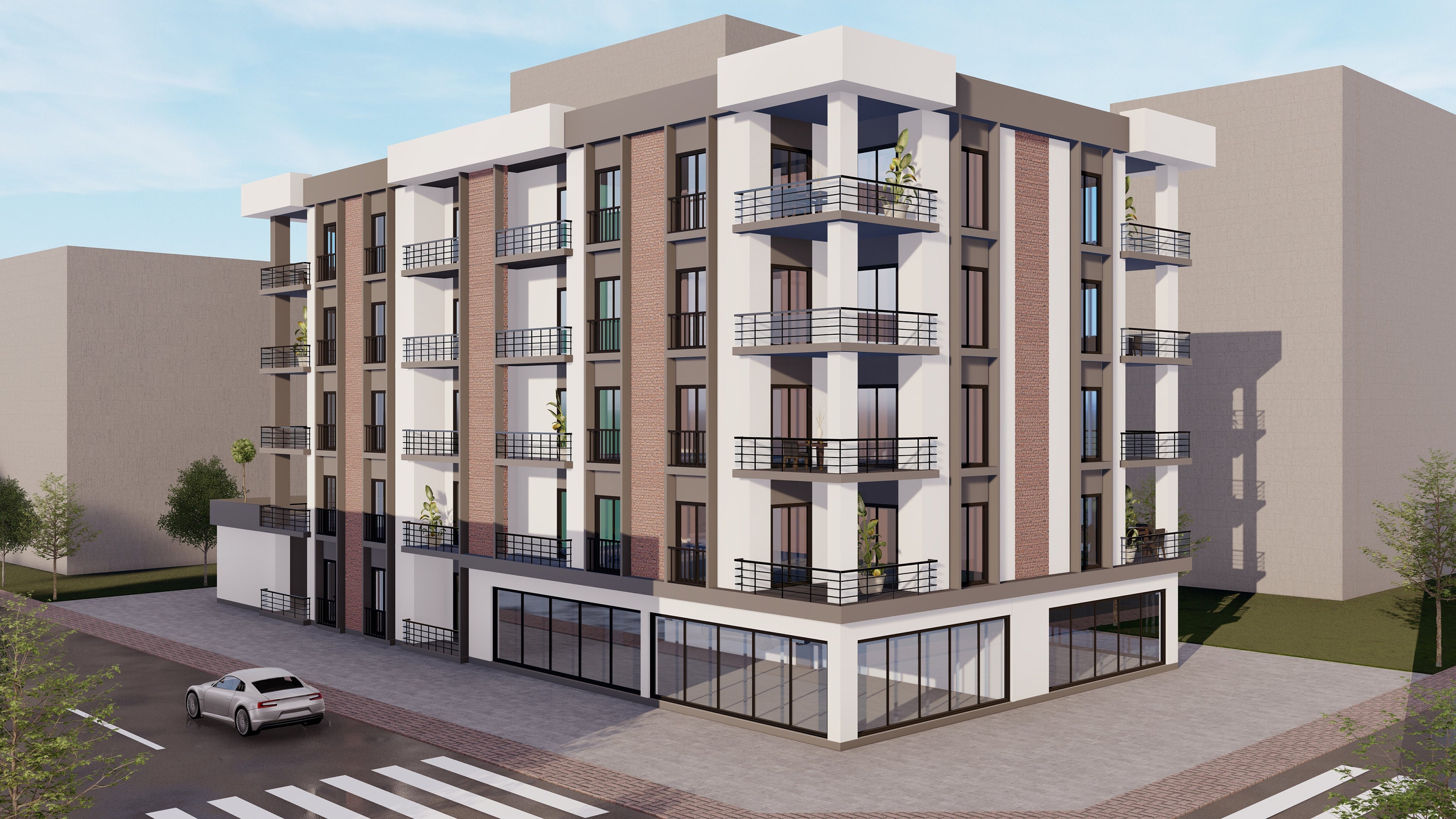 Apartment Plan, Residence Condo Multi-family House, Customizable ...