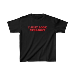 I Just Look Straight Baby Tee Subtle Lesbian Baby Tee WLW Gift Ideas ...