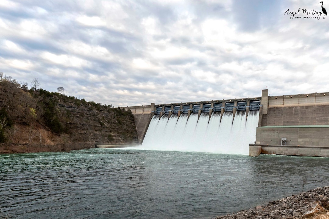 Table Rock Lake Dam Branson Missouri, Lake Wall Art, Landscape ...