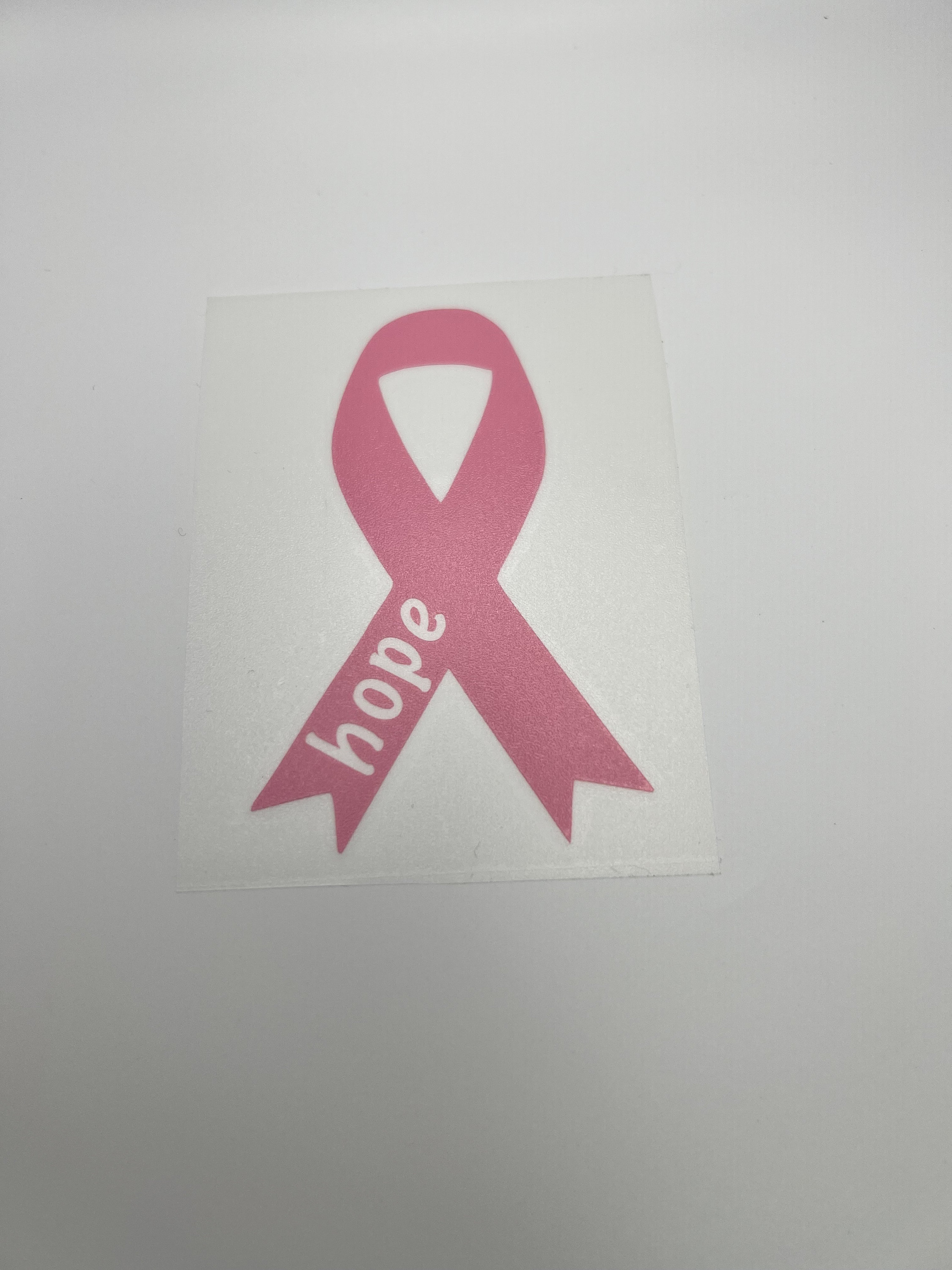Breast Cancer Ribbon Decal for Car Decal, Breast Cancer Car Decal ...
