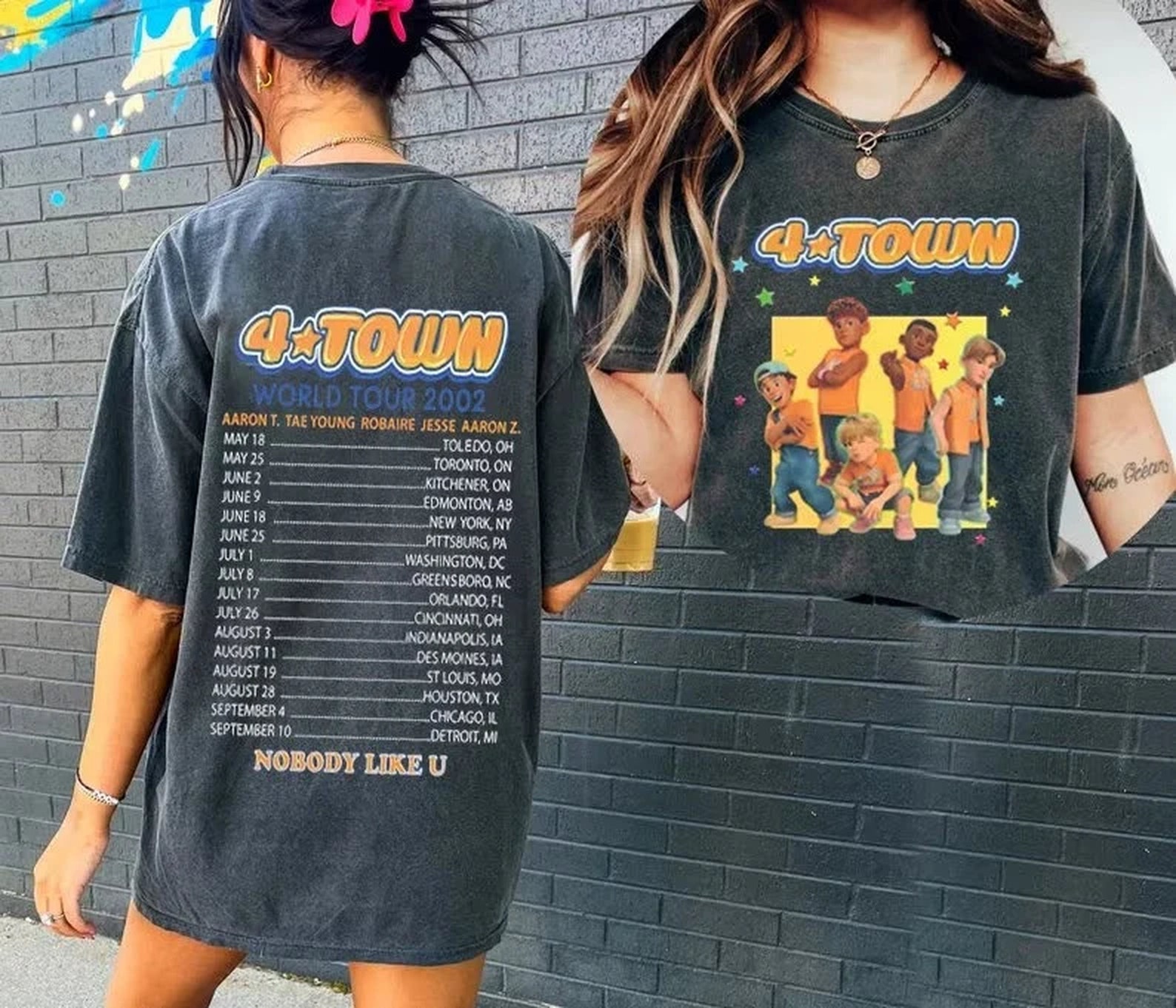 Turning Red 4TOWN 2002 Tour Shirt 4town Hoodie 4townies - Etsy