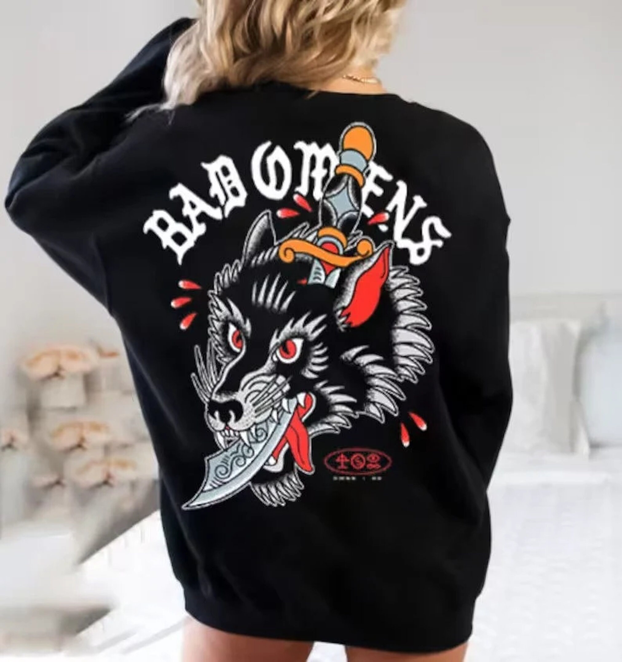 Bad Omens Band Wolf Dagger 2023 Shirt, A Tour Of The Concrete Jungle Tour 2022 2023, Bad Omens ...