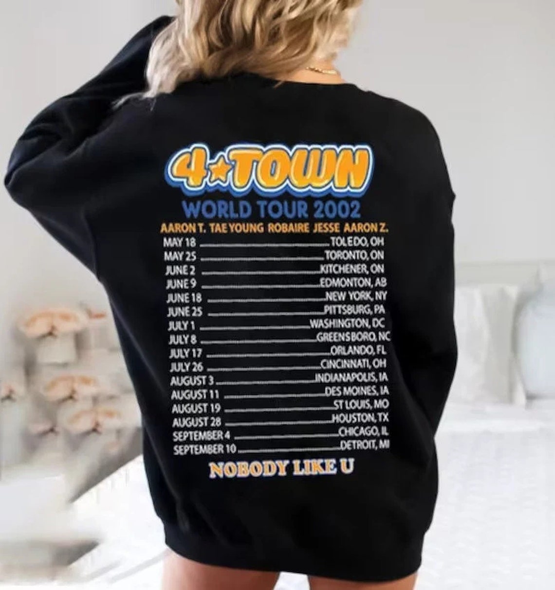 Turning Red 4TOWN 2002 Tour Shirt 4town Hoodie 4townies - Etsy