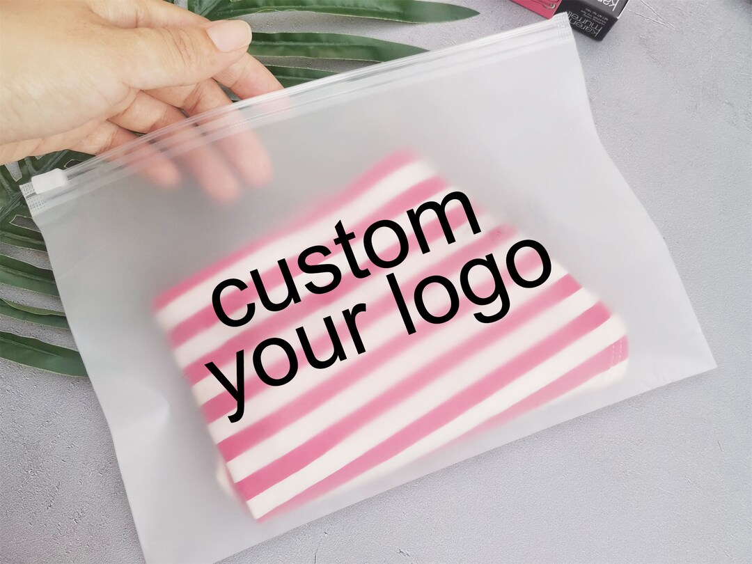 100pcs Custom Zipper Bag ,zipper Bag for Clothing ,clear Zipper Bag ...