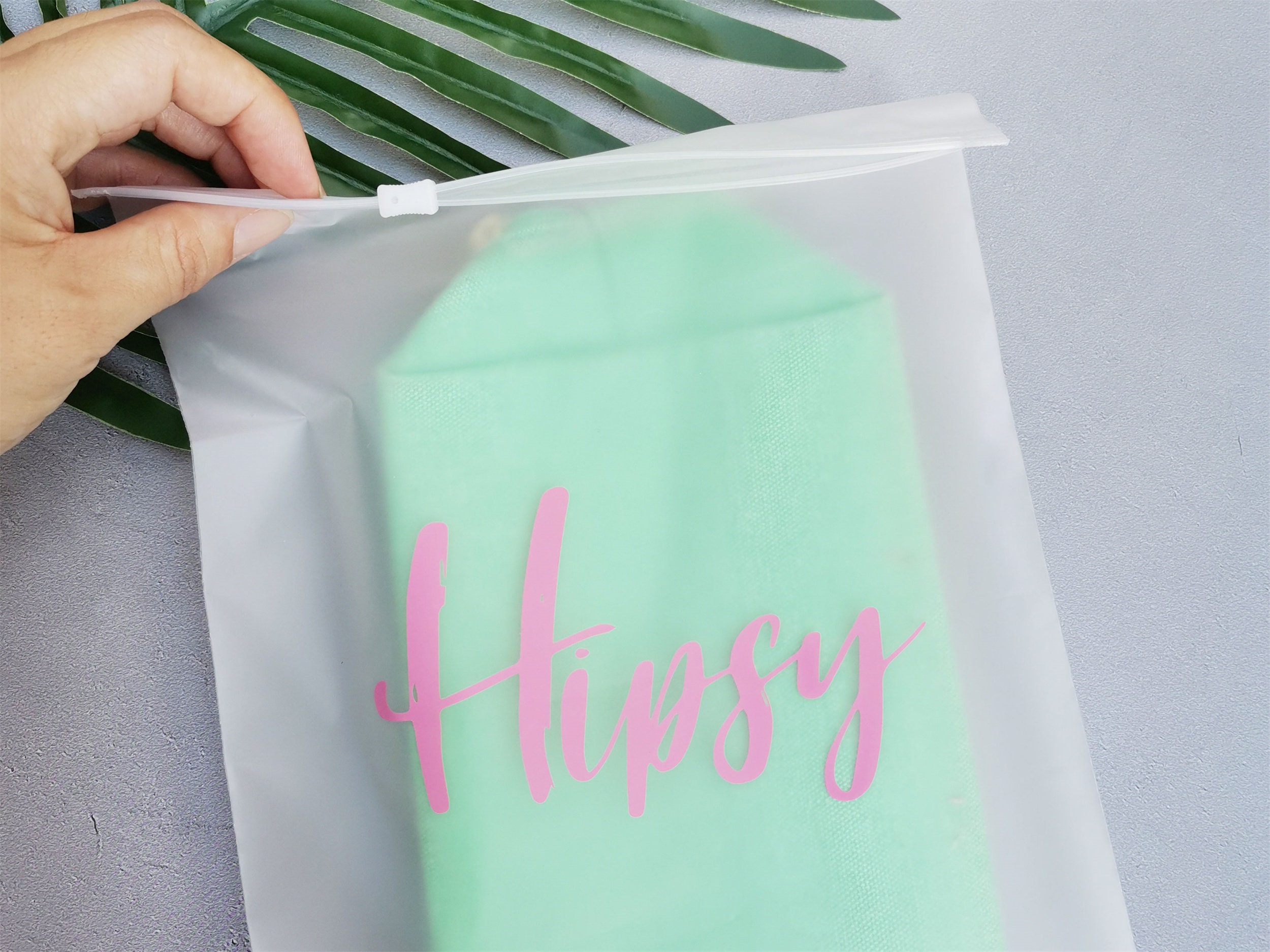 100pcs Custom Zipper Bag ,zipper Bag for Clothing ,clear Zipper Bag ...