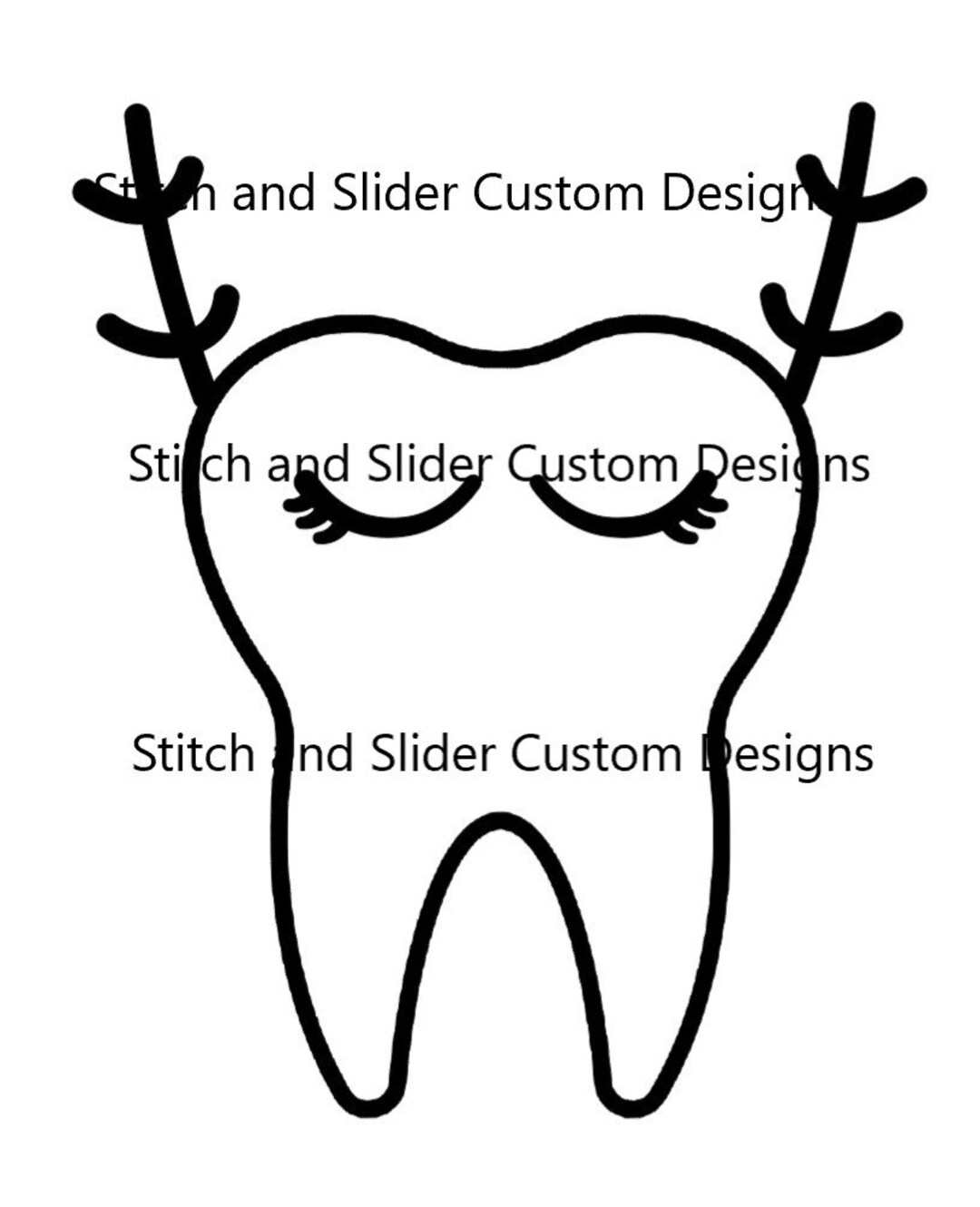 Reindeer Tooth Fairy Wings SVG, PNG, JPG, Cut File, Silhouette File ...