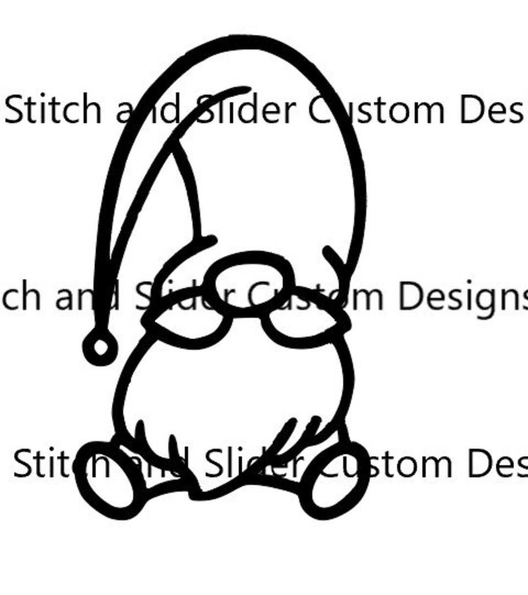Gnome SVG, PNG, JPG, Cut File, Silhouette File, Cricut File - Etsy