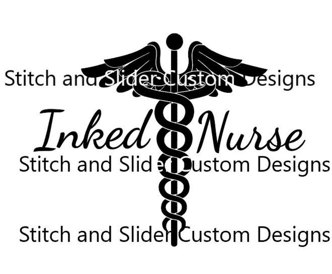 Inked Nurse SVG, PNG, JPG, Cut File, Silhouette File, Cricut File - Etsy